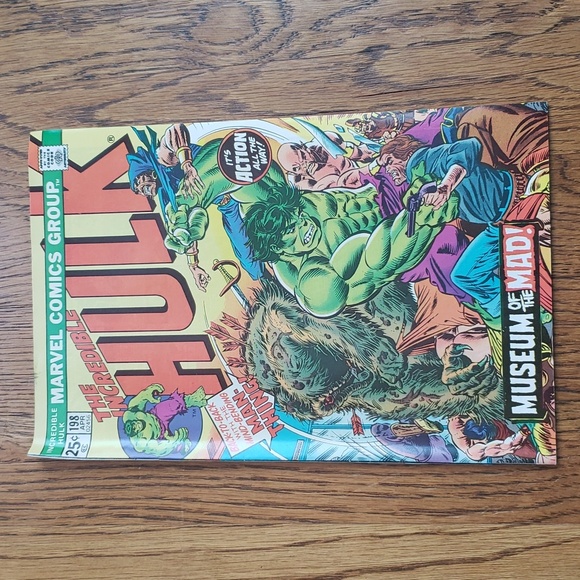 Marvel | Other | Vintage 7s The Incredible Hulk Vol No 198 Marvel ...